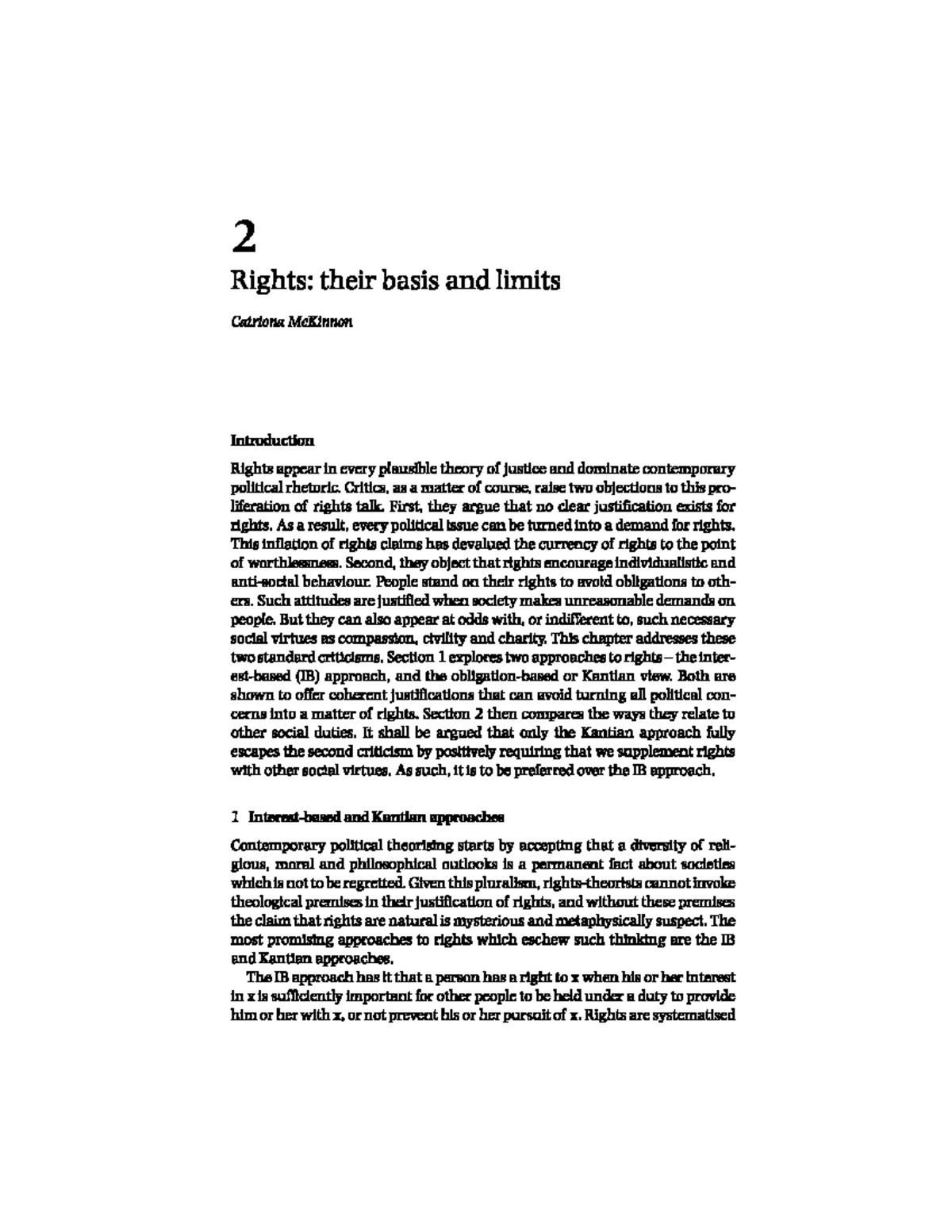 Reading FOR Class - Political science - Studocu