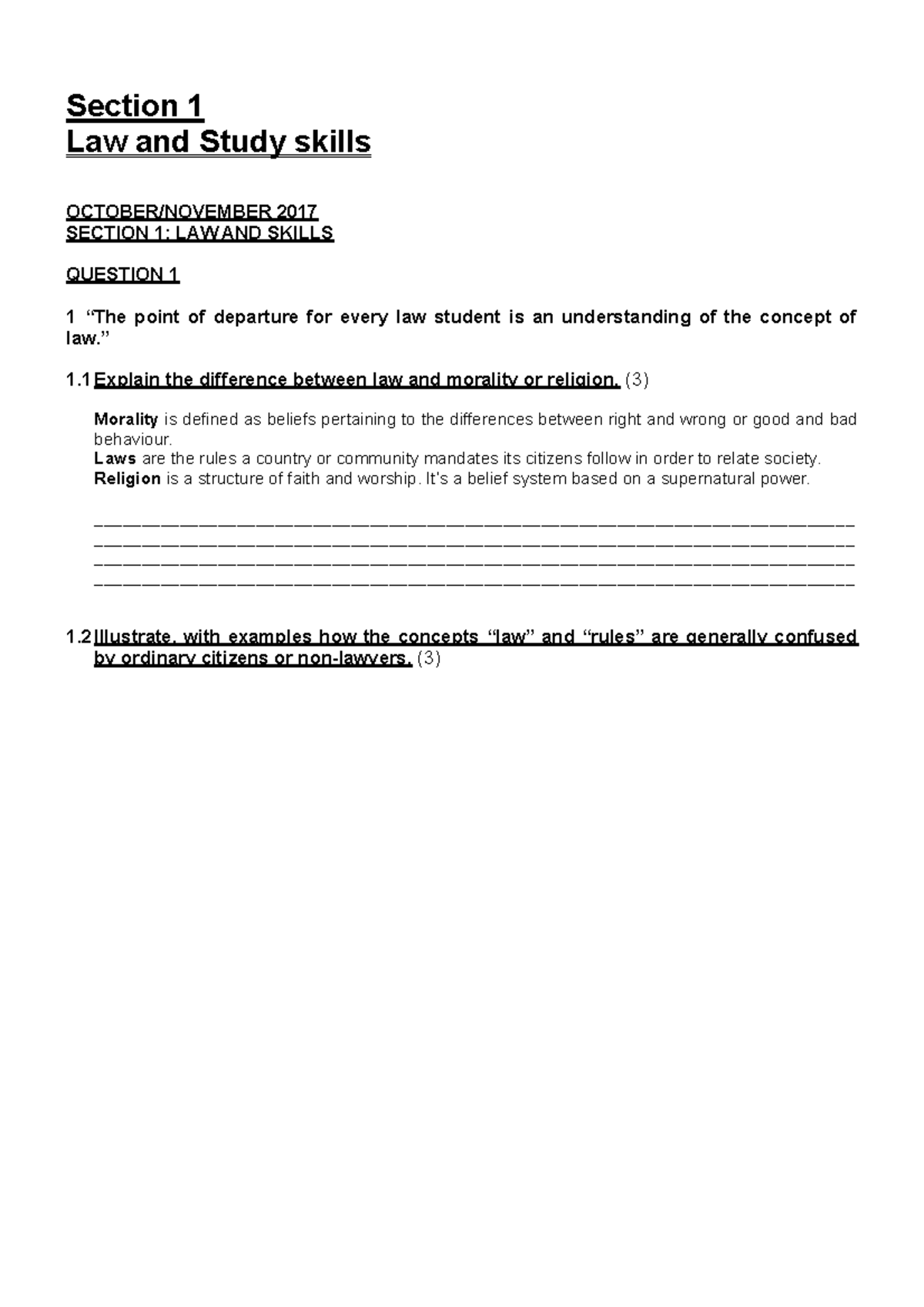 SCL 1501 study notes 1 to help you to pass this module. Learn, make ...