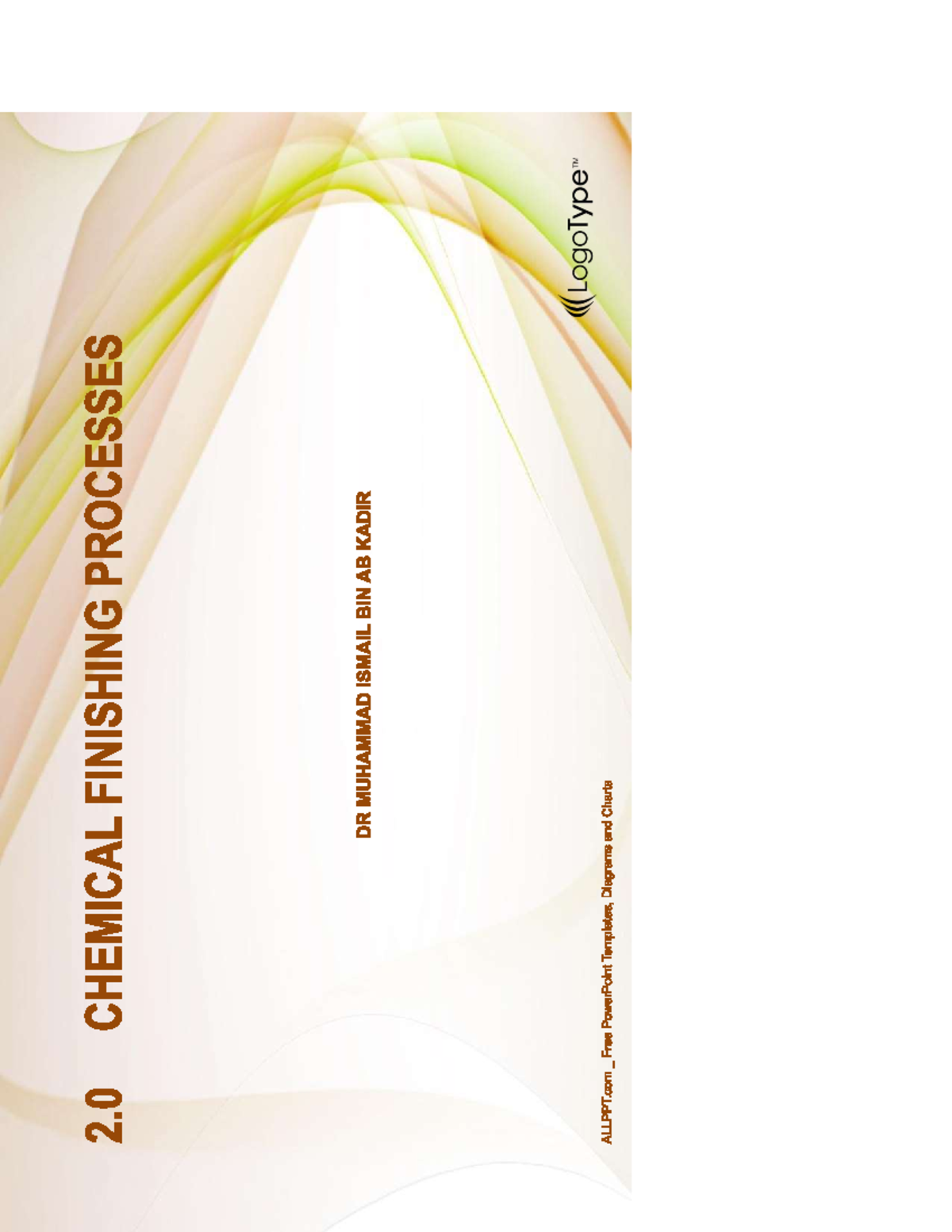 CHAP 2 TXL625 - 2 CHEMICAL FINISHING PROCESSES DR MUHAMMAD ISMAIL BIN ...