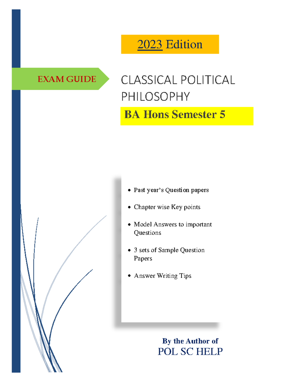 CPP POL SC HELP - notes - EXAM GUIDE By the Author of POL SC HELP 2023 ...