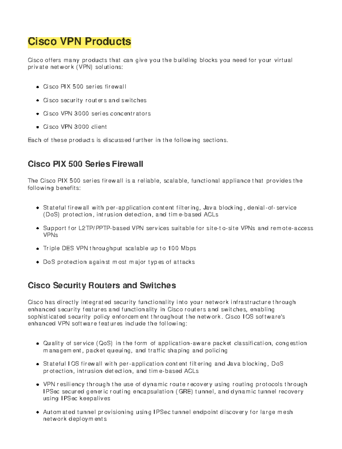 Chapter 14. Securing Remote-Access Networks 2 - Table of Content s I ndex CCNP P ra cti cal St ...