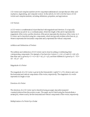 Eem3113 Engineering Maths Chapter 1 Summary Functions Of Real