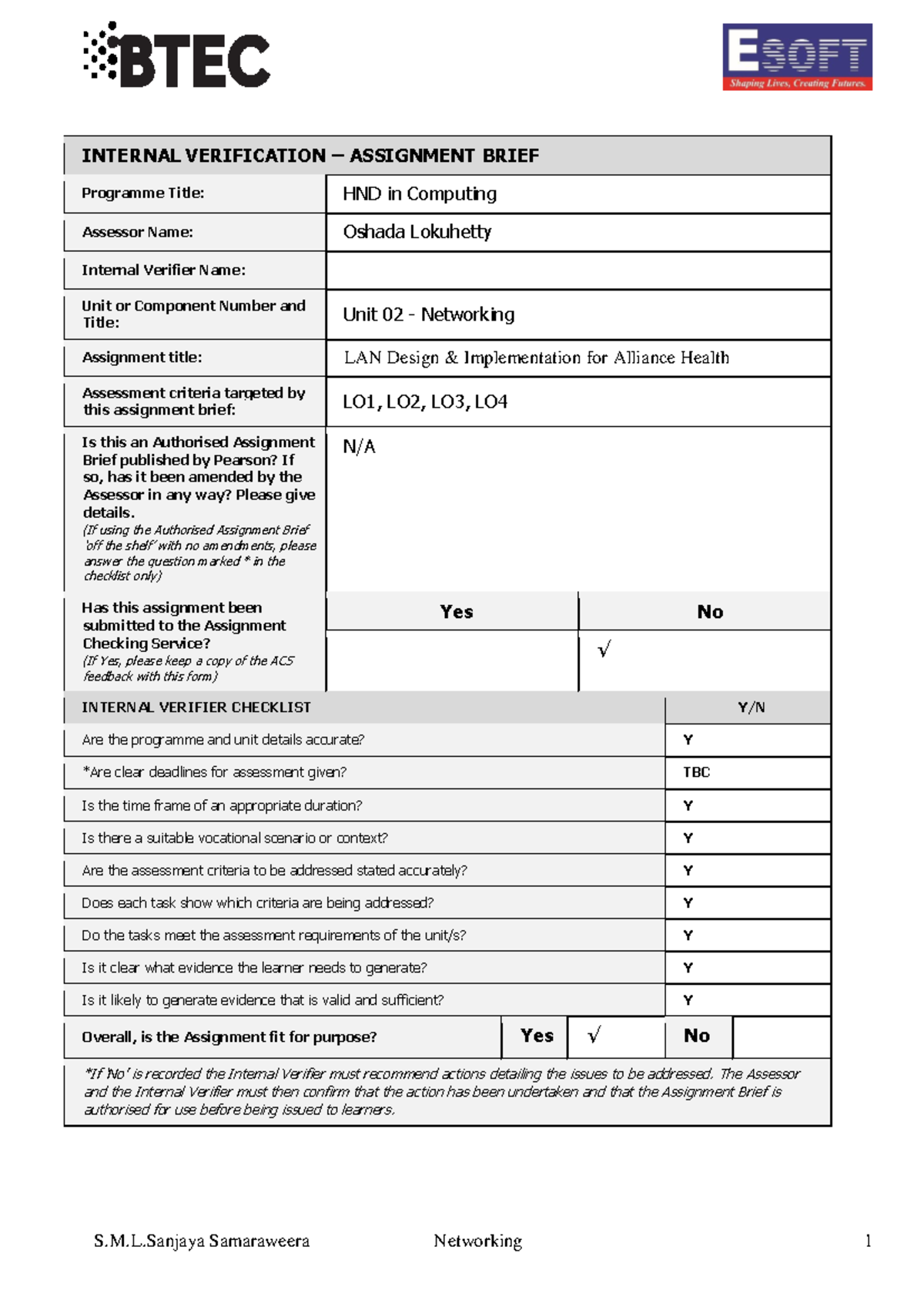 E193997-1694344952408-348154-Unit 02 Networking - INTERNAL VERIFICATION – ASSIGNMENT BRIEF ...