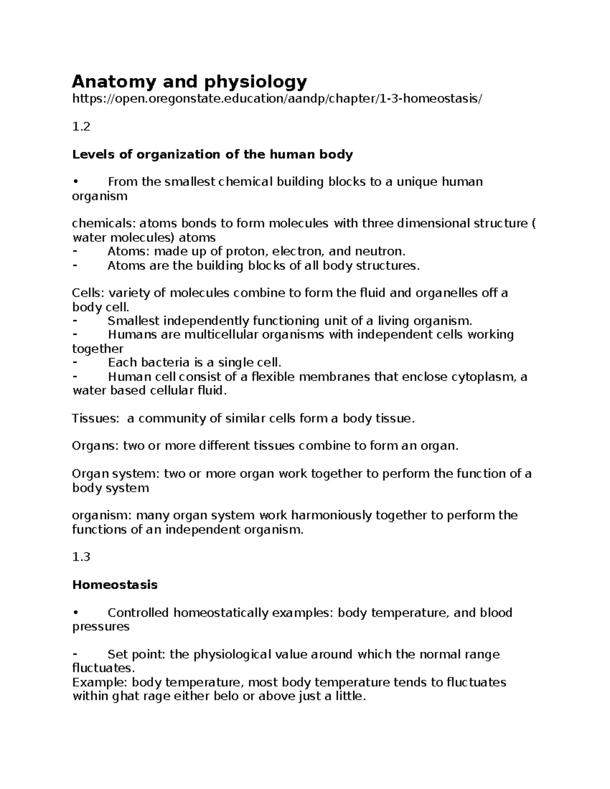 Anatomy and physiology - Anatomy and physiology open.oregonstate/aandp ...