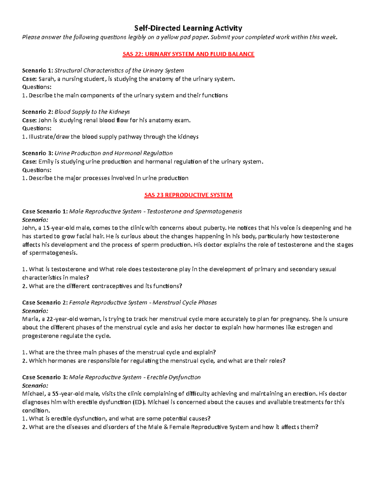 SAS 22 23 SDL - SAS-22-23-SDL.pdf - Self-Directed Learning Activity ...