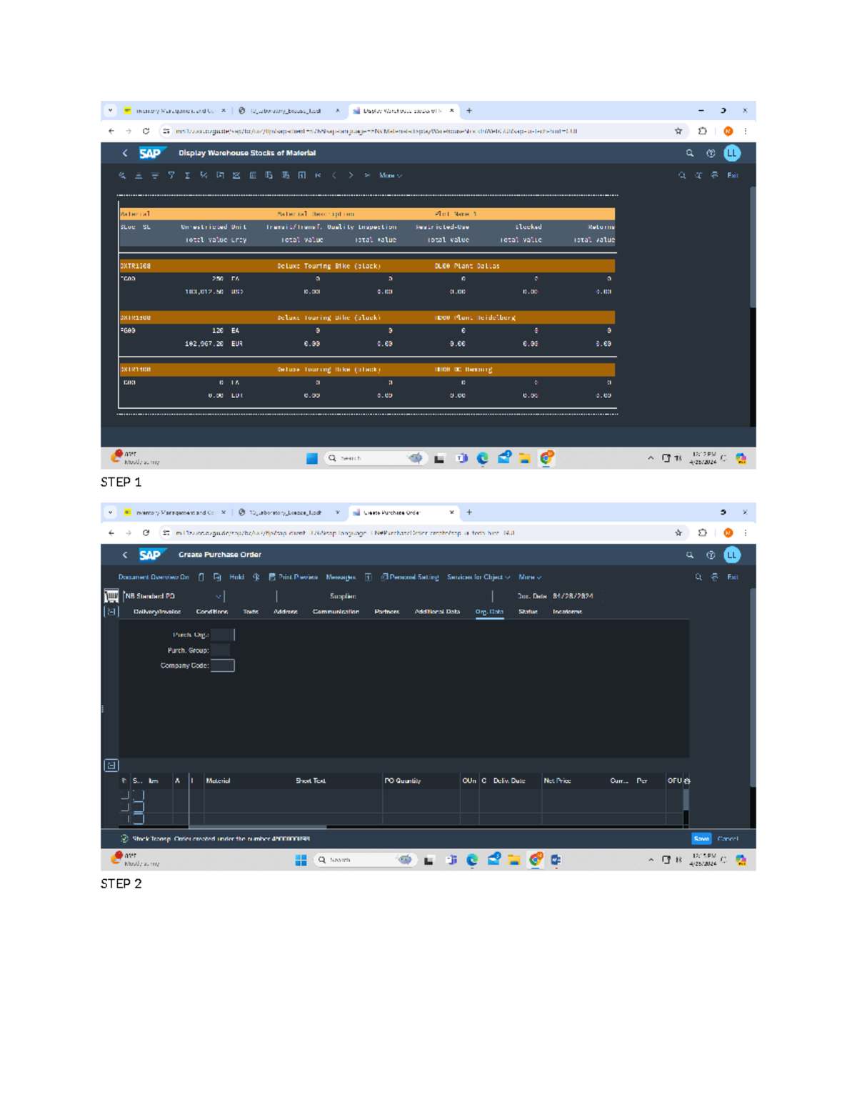 LAB10 - Inventory Management and Control - Studocu