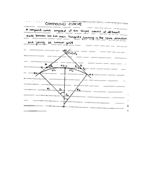 Simple Curve 1 - Curves and Earthworks - MSU-IIT - Studocu