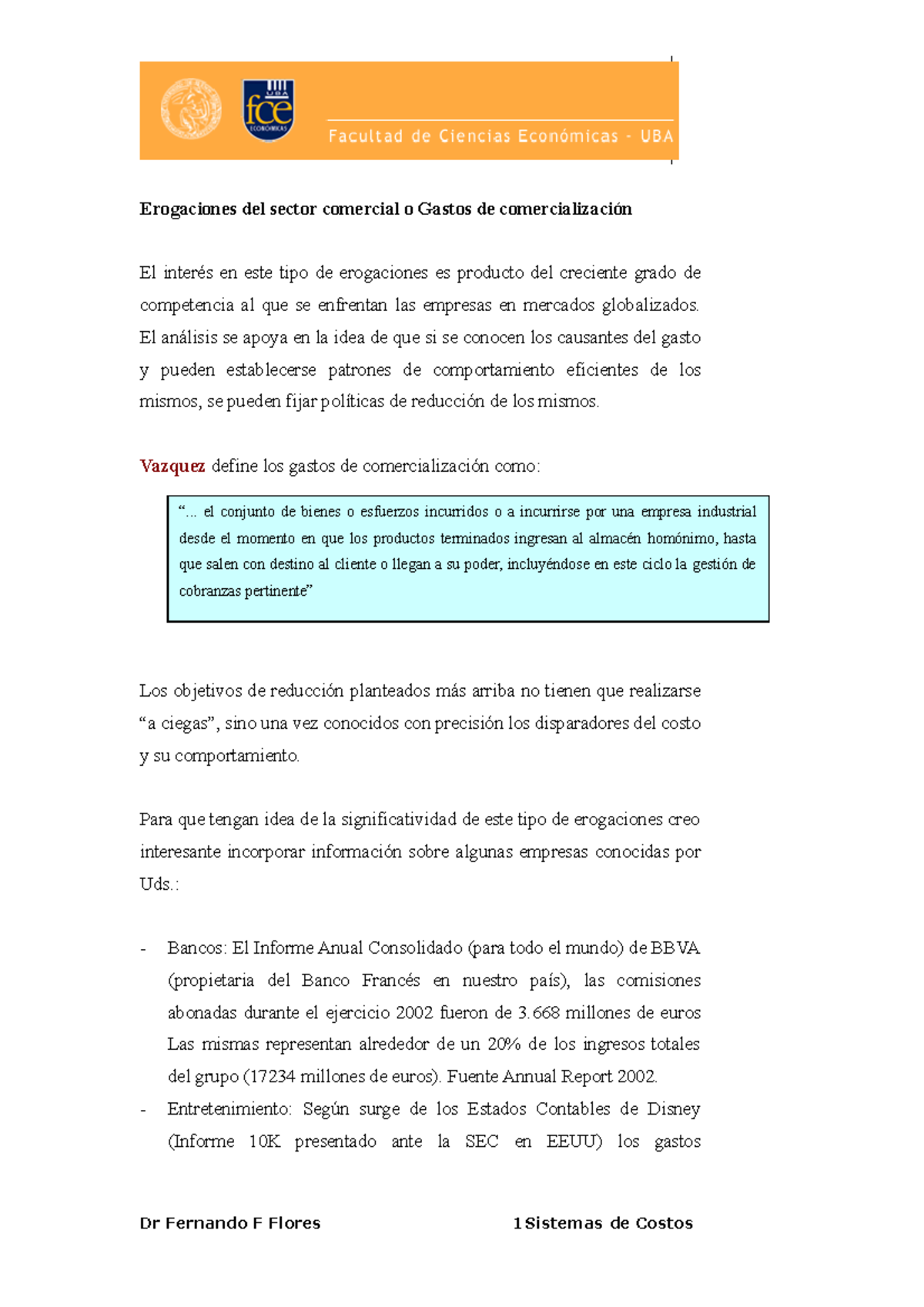 Apuntes unidad 4 - Erogaciones del sector comercial o Gastos de El en ...