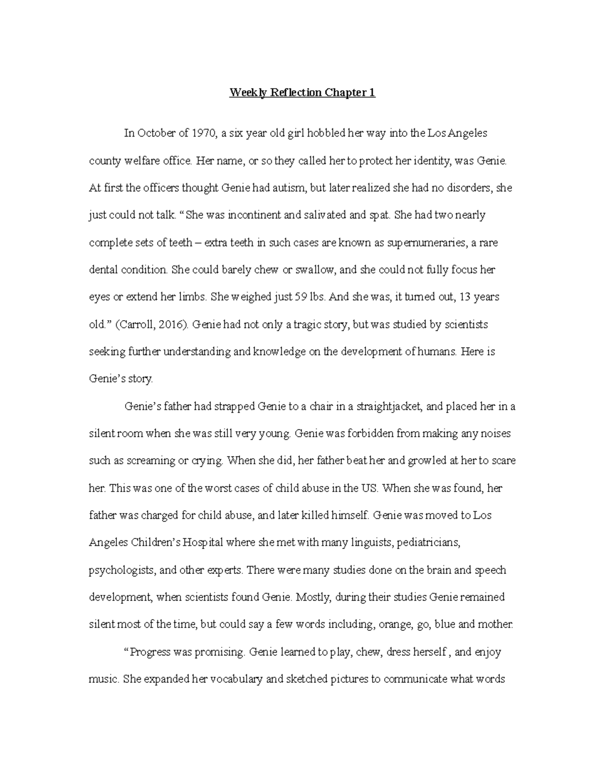 Chapter 1 Reflection Weekly Reflection Chapter 1 In October Of 1970 chapter-1-reflection-weekly-reflection-chapter-1-in-october-of-1970