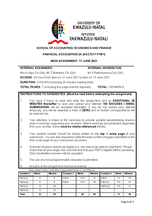 Skeleton Framework For Annual Financial Statements - 2 Reporting entity ...