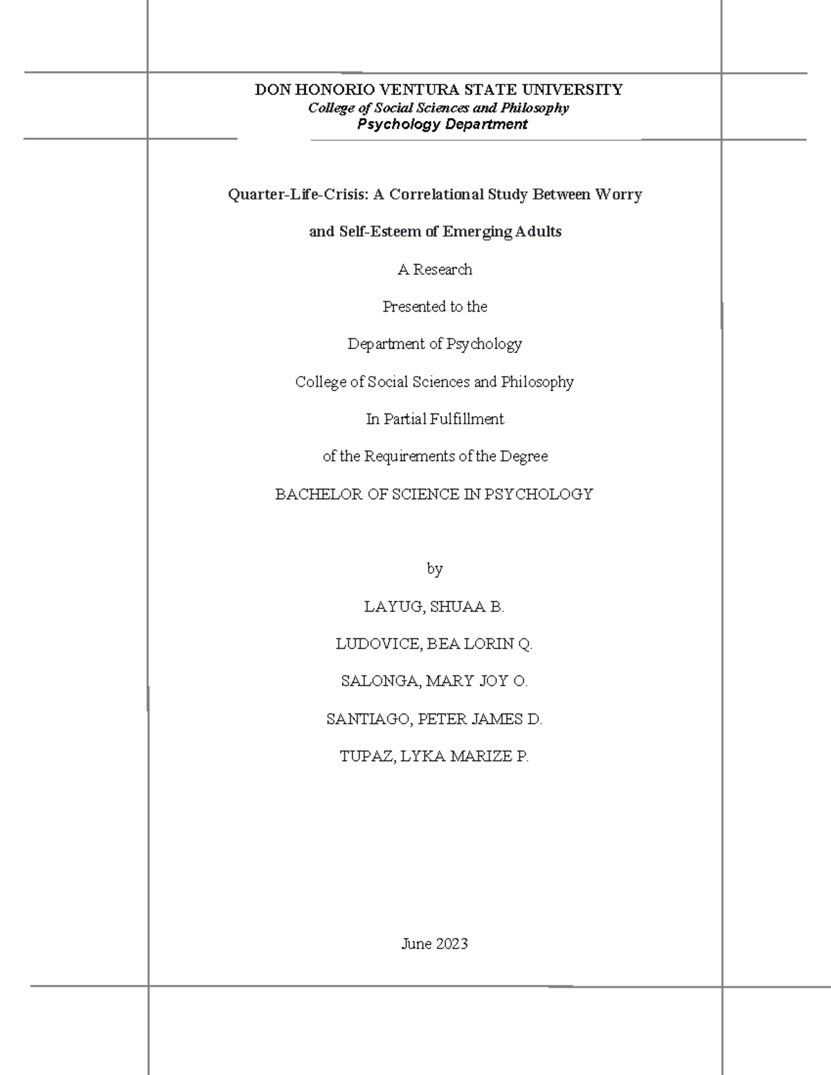 Group-4- Research - DON HONORIO VENTURA STATE UNIVERSITY College of ...