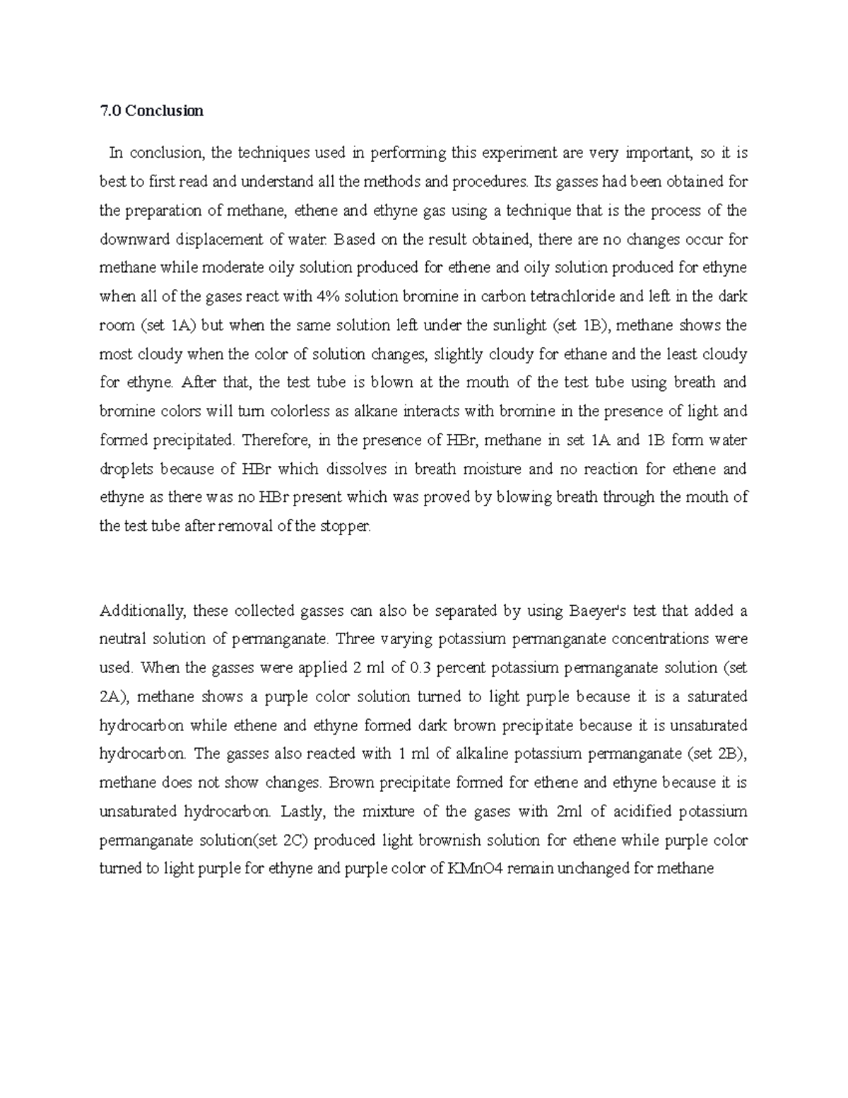 Conclusion experiment 2 - 7 Conclusion In conclusion, the techniques ...