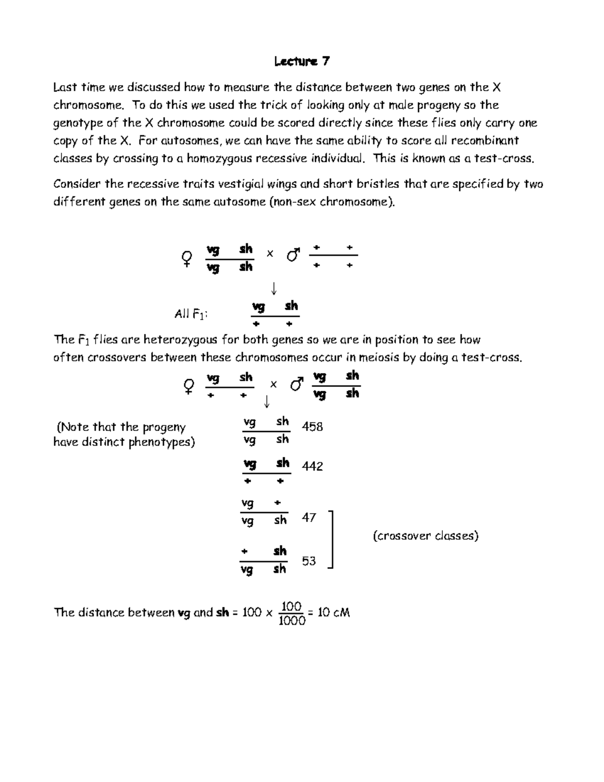 Three-factor Crosses - Lecture 7Lecture 7Lecture 7Lecture 7Lecture 7 ...