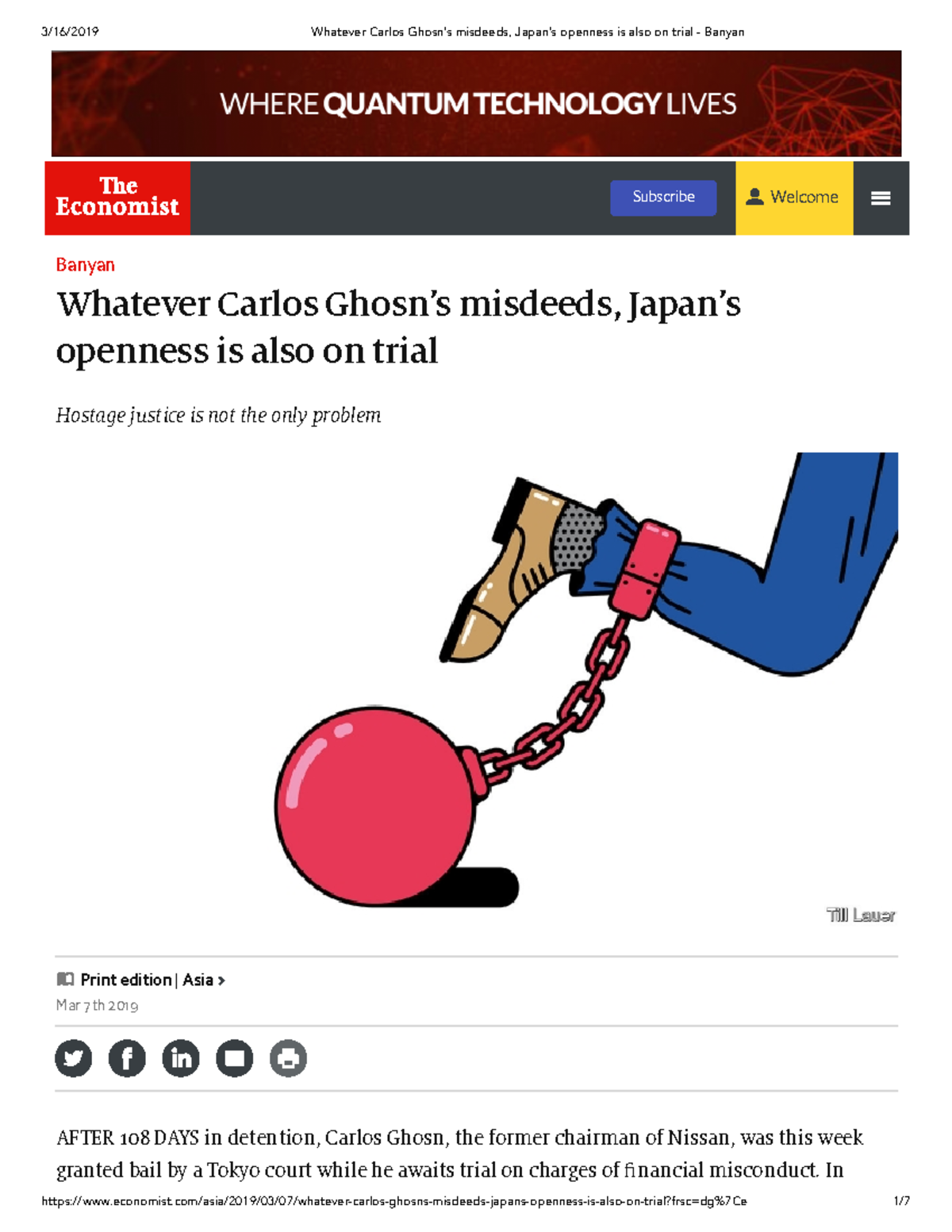 Whatever Carlos Ghosn’s misdeeds, Japan’s openness is also on trial ...