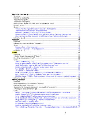 Chart Property stuff - REAL PROPERTY I. FREEHOLD ESTATES A. Present ...