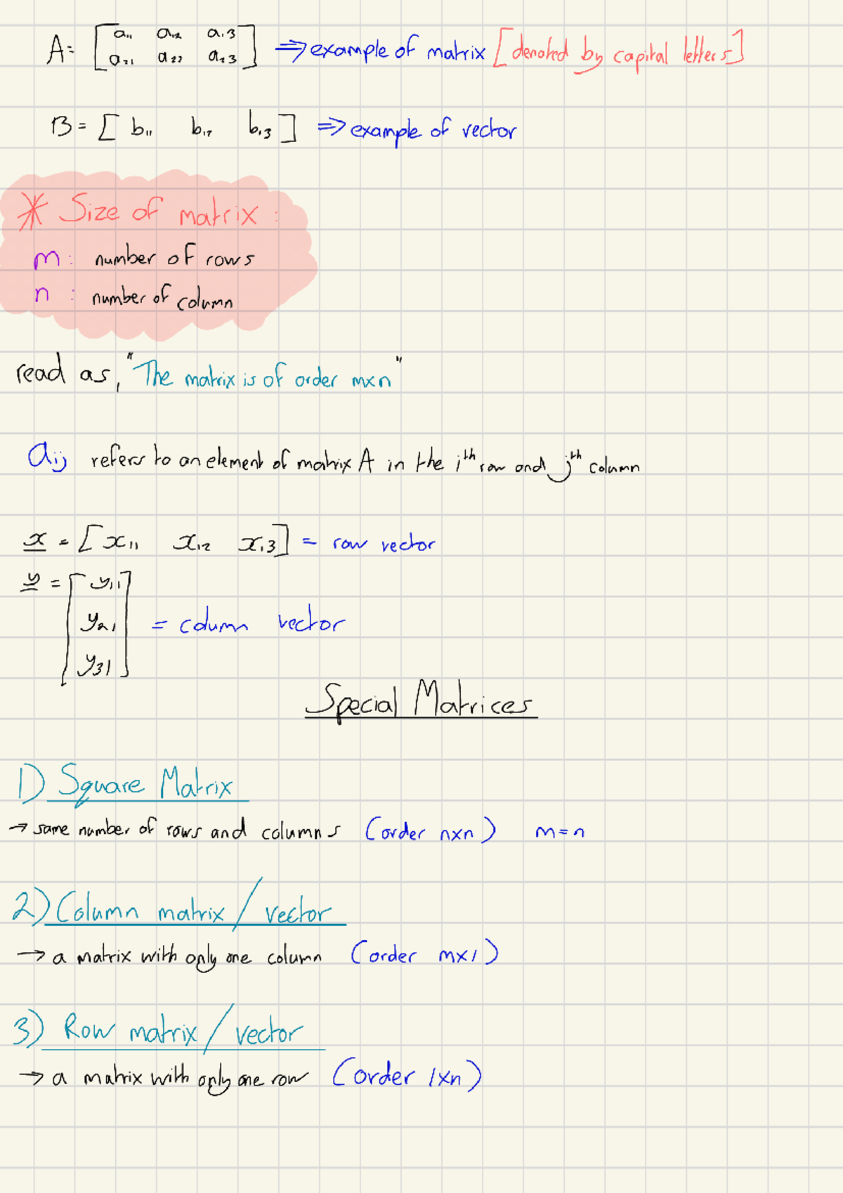 Vectors and matrices - Summary Scientific computing - APPM1030A - Studocu