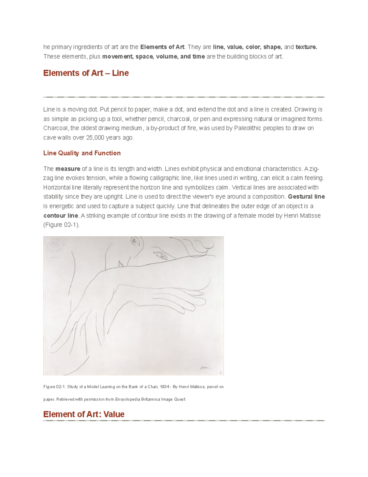 Structure and function notes - he primary ingredients of art are the ...