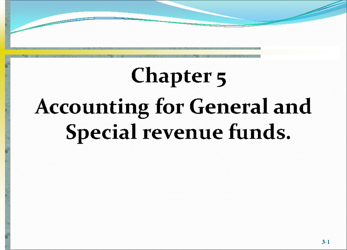 APS chapter 5 PPT - This is Accounting for public sector and civic society pdf - Chapter 5 - Studocu