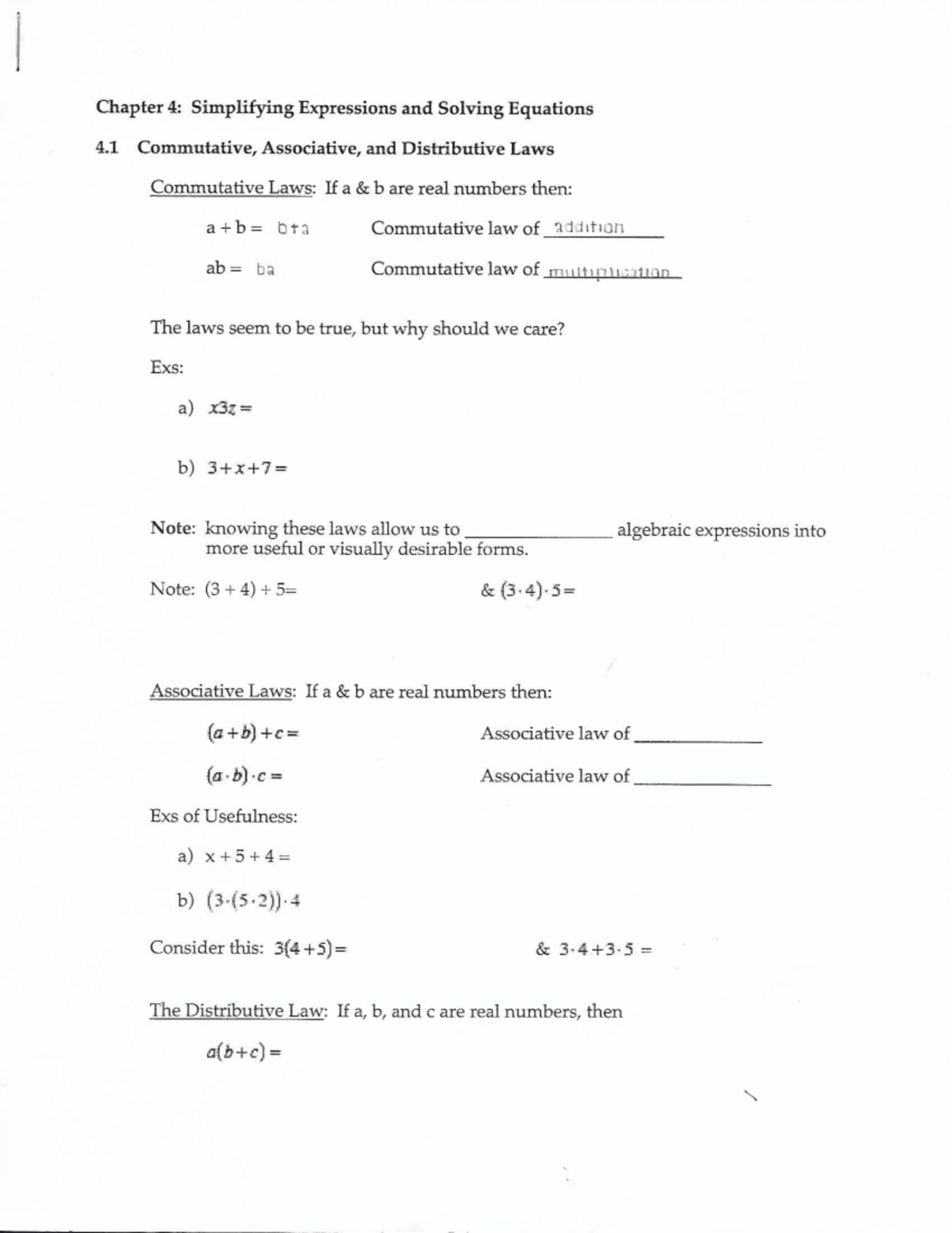 -Chapter 4 - Simplifying Expressions and Solving Equations - 3 ...