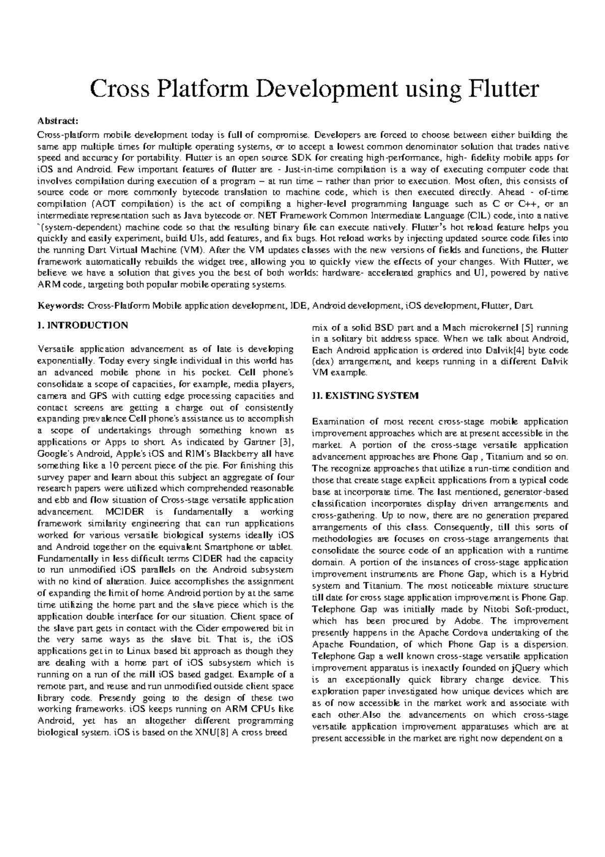 Cross Platform Development using Flutter-converted - Research Cross ...