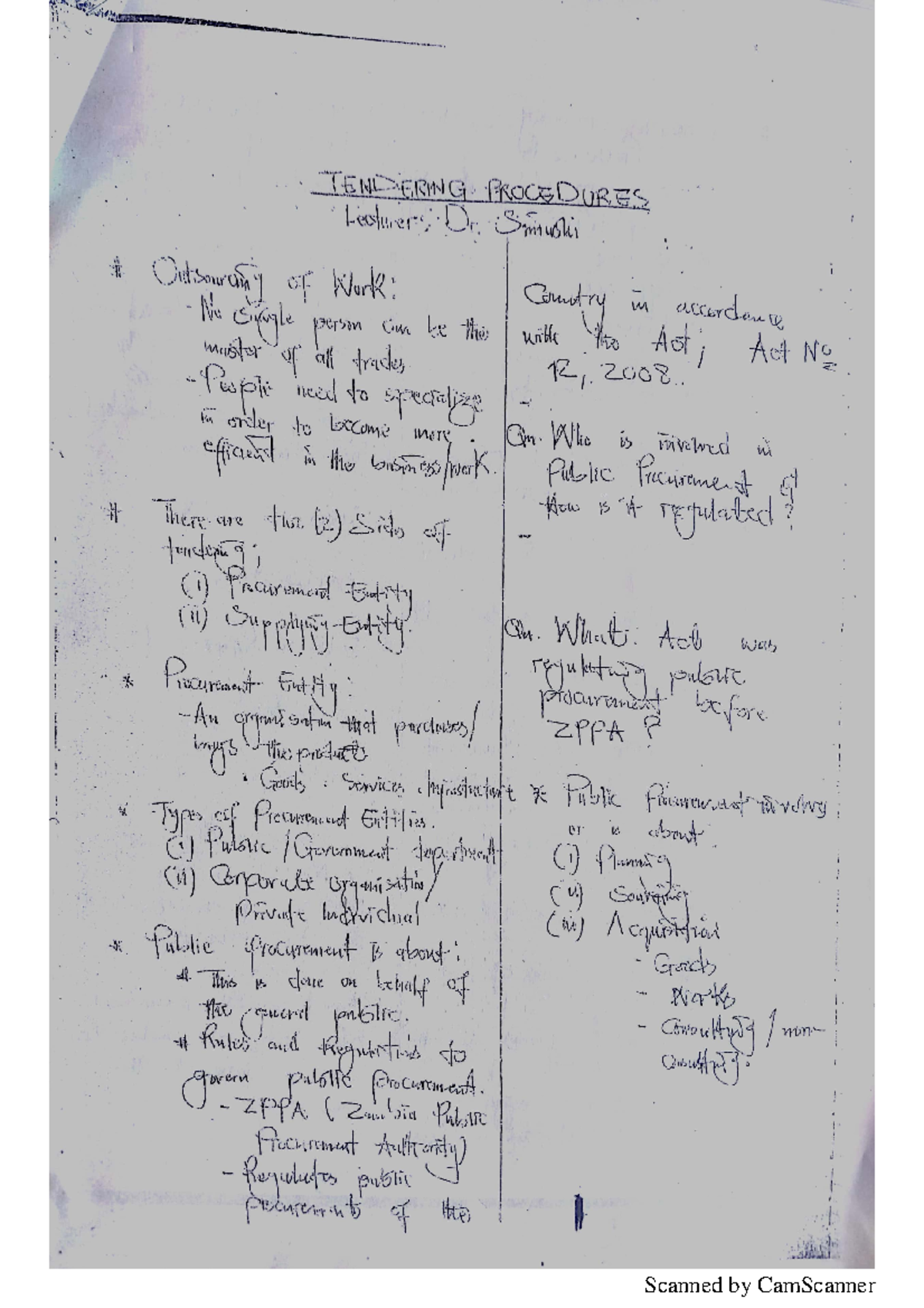 Simushi n Notes - Practice materials - Building maintenance - Studocu