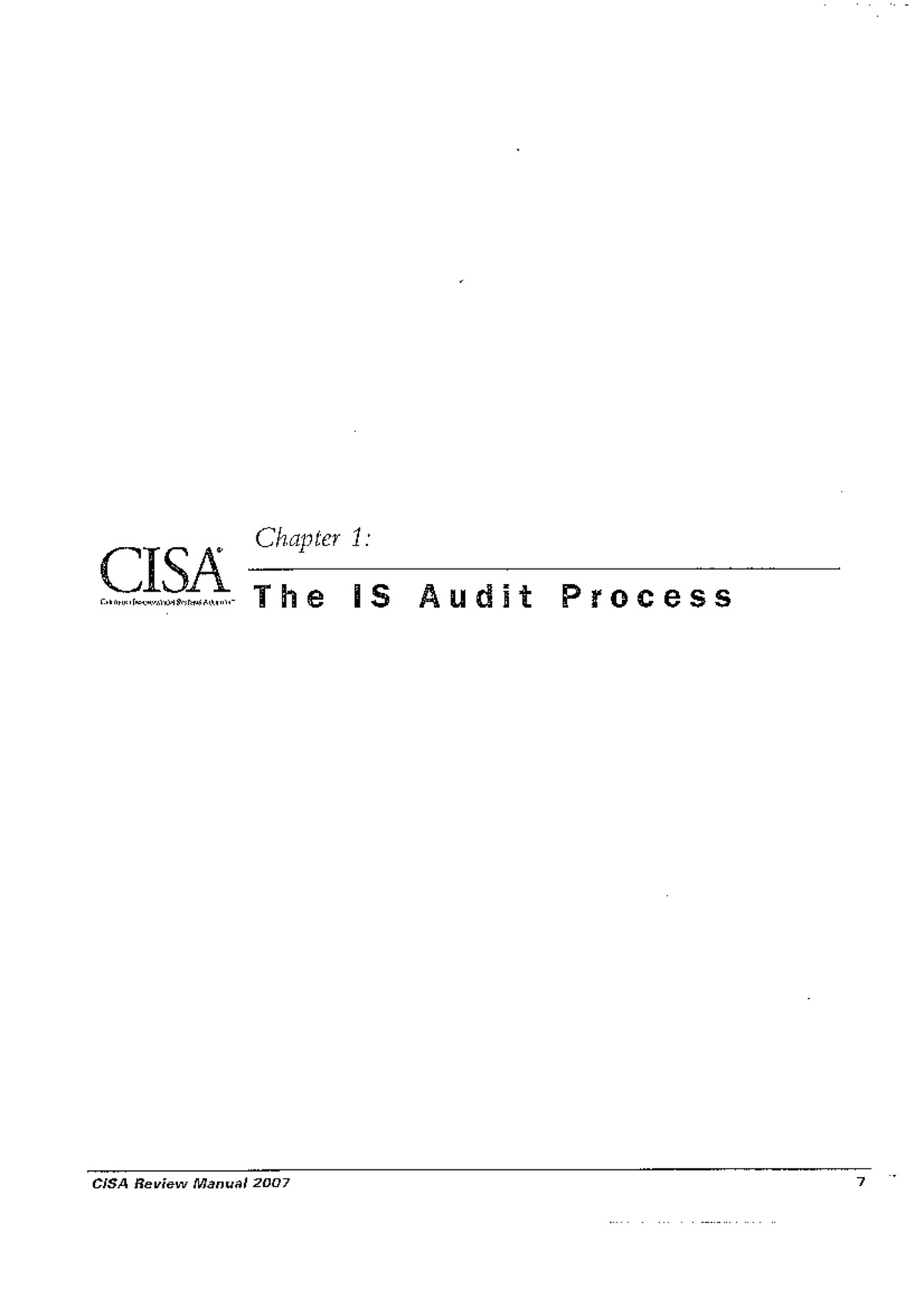 CISA - Chapter 1 - bkas uum - Accounting Information Systems - Studocu