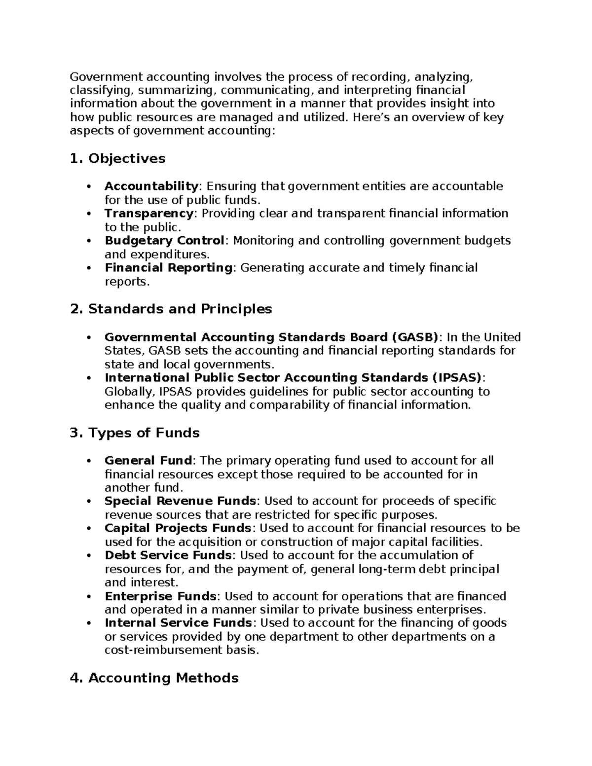 Government accounting - Here’s an overview of key aspects of government ...