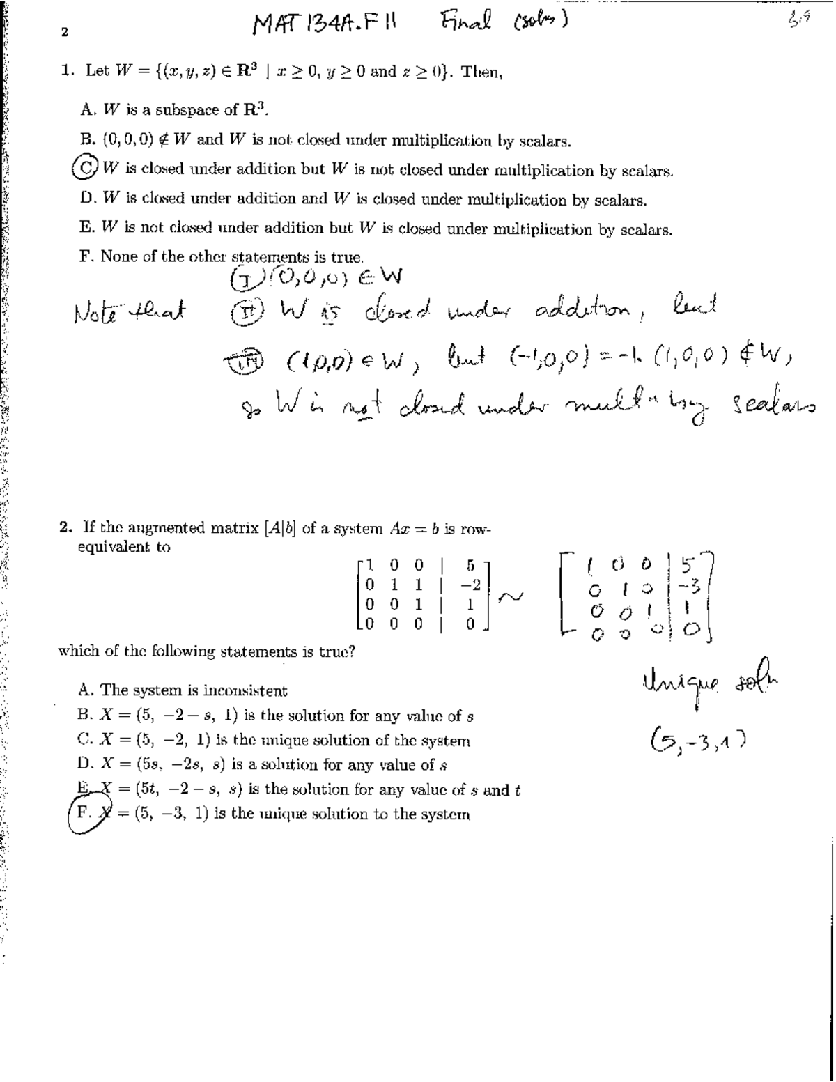 F11fs - fall 2011 final exam solutions - MAT1341 - Studocu