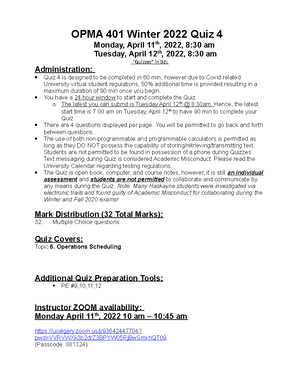 Sample/practice exam 2019, questions and answers - OPMA MANAGING ...