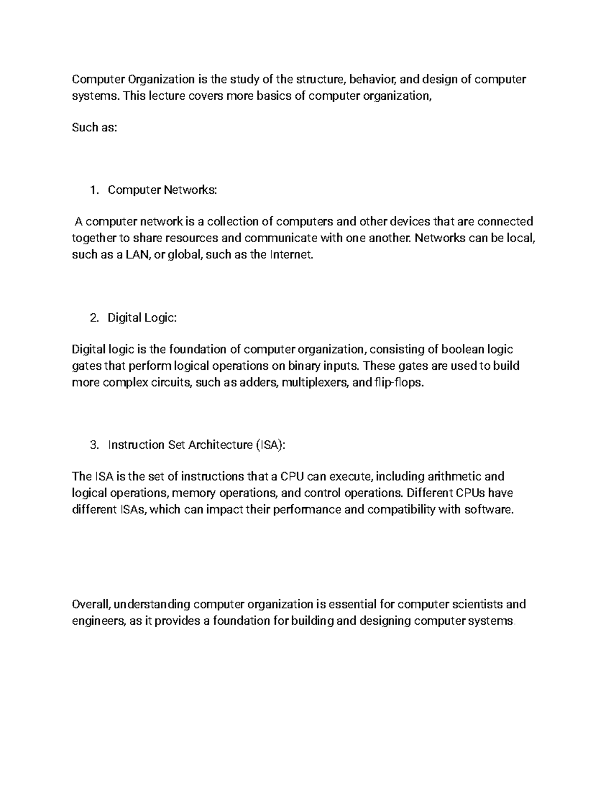 Understanding the basics of computer organization - Computer ...