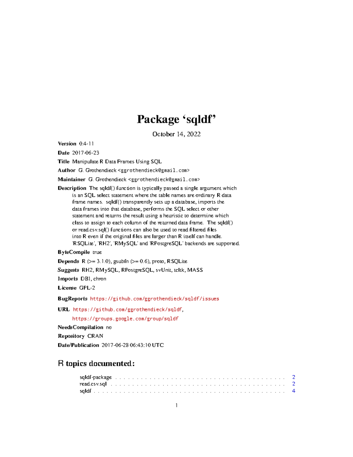 Sqldf Nd Nd Nc Package ‘sqldf October 14 2022 Version 0 Date 2017 06 Title Manipulate R
