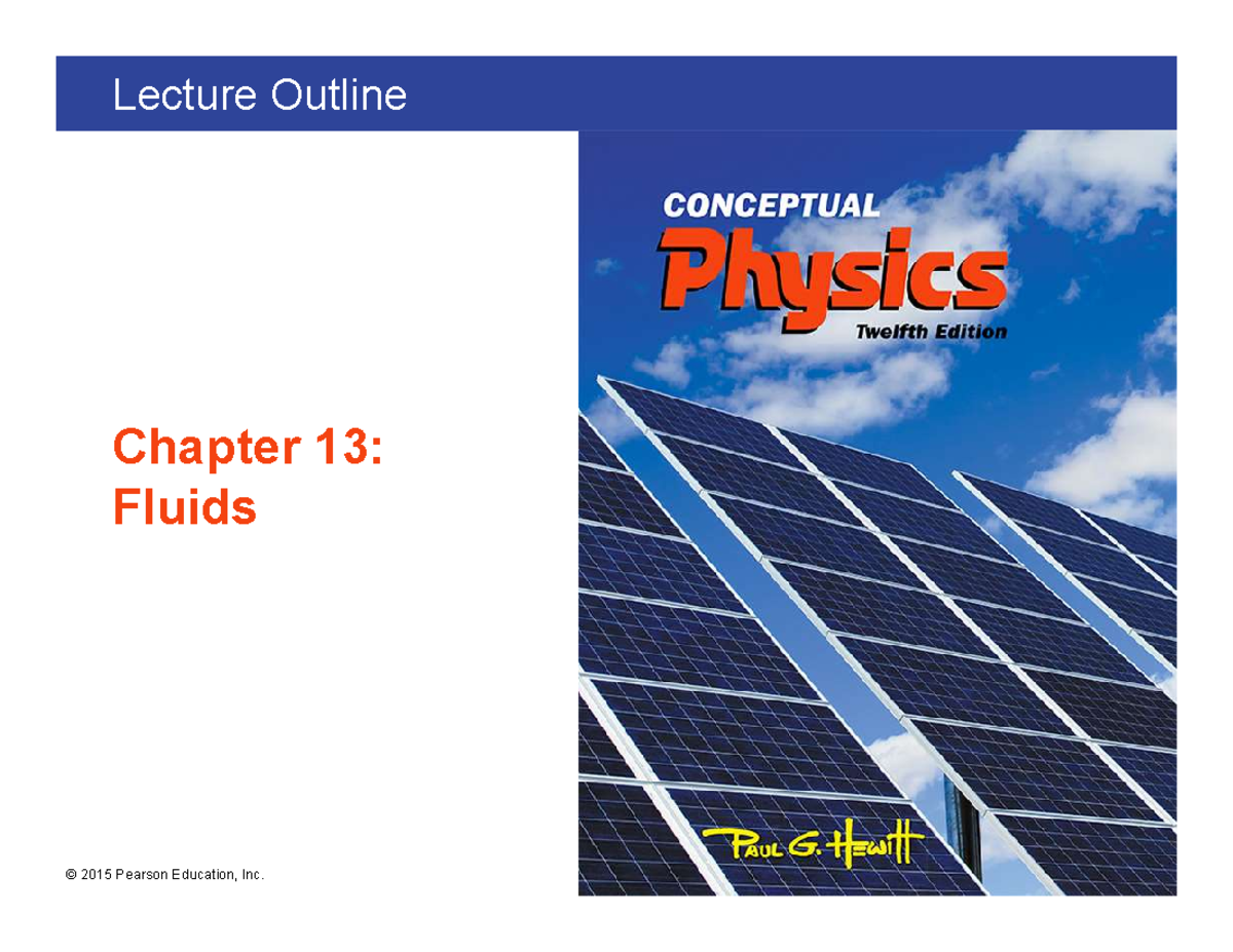 Fluids - Fluid Properties. - SCP 231 - LaGuardia - Studocu