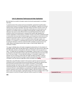 Unit 6 - Assignment 1 - Resubmission - Unit 6 – Investigative project Learning aim - Undertake a ...