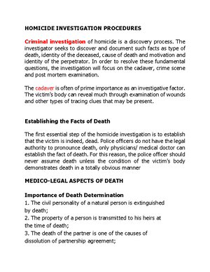 CDI 2 Death-topic - MEDICO-LEGAL ASPECTS OF DEATH Importance of Death ...
