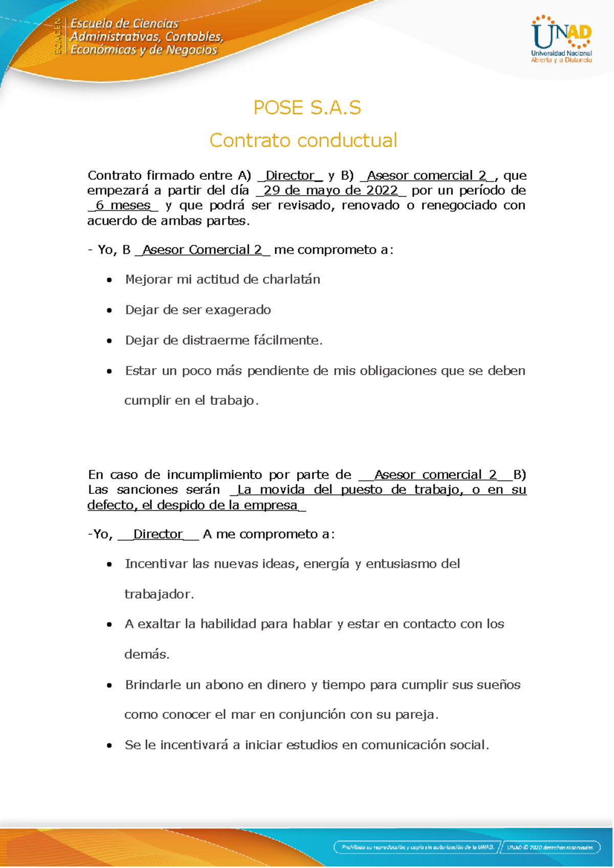 Anexo 2 - Formato de técnicas de modificación de conducta - POSE S.A ...