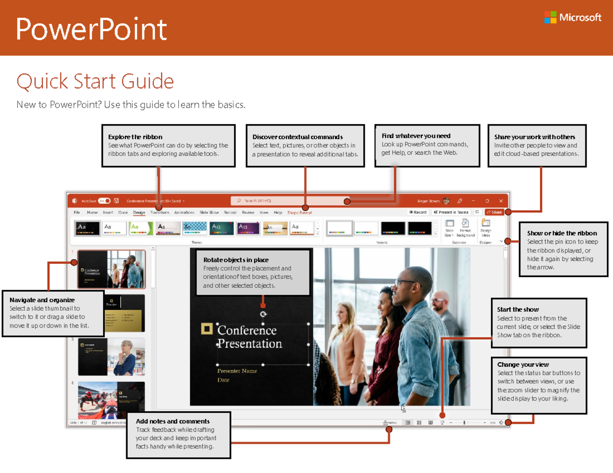 Power Point QS - Quick Start Guide New to PowerPoint? Use this guide to ...