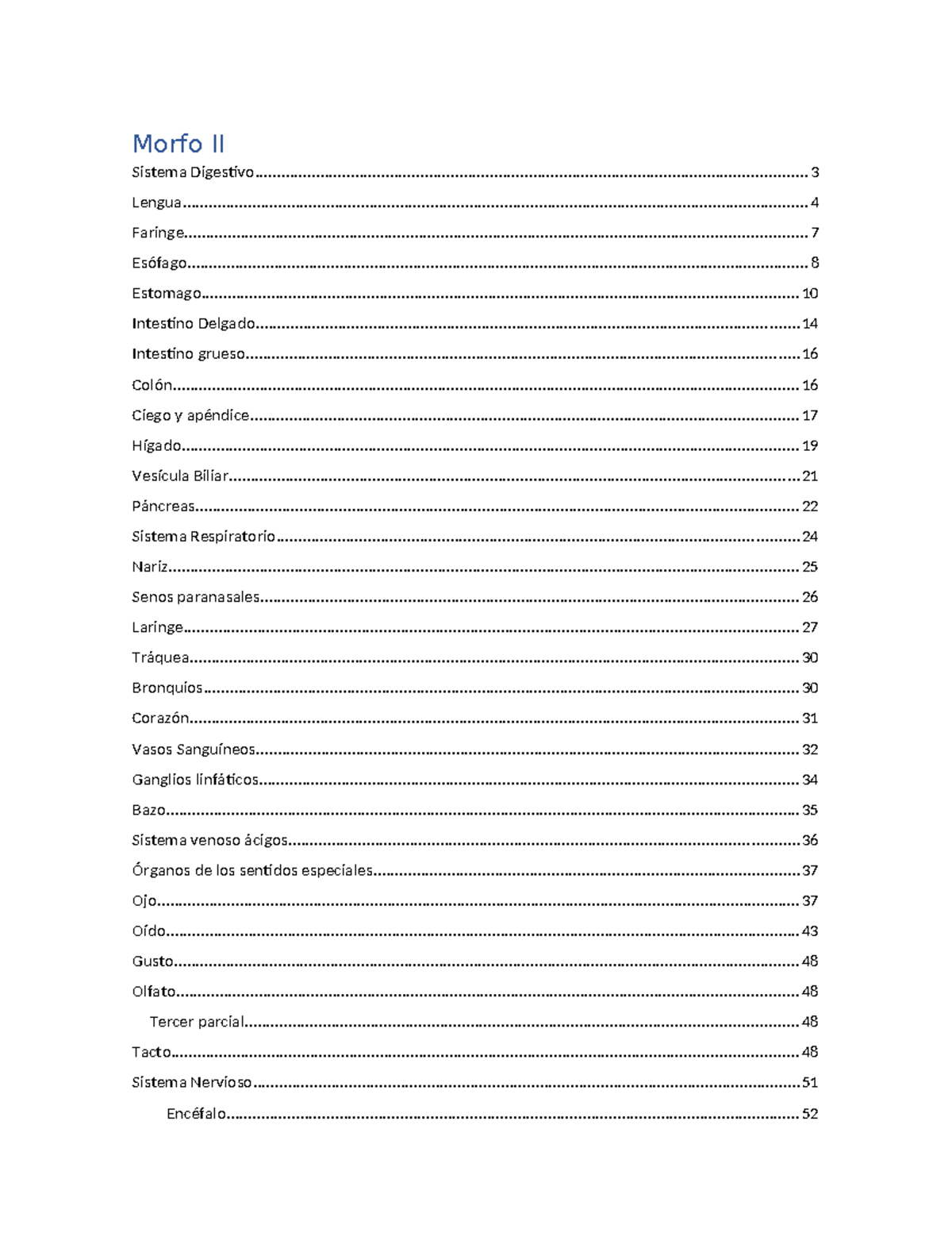 Morfología II - Morfo II Sistema - Studocu
