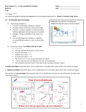 Sec2-3Examples Answers - Section 2: One Quantitative Variable: Measures of Spread Example 1 ...