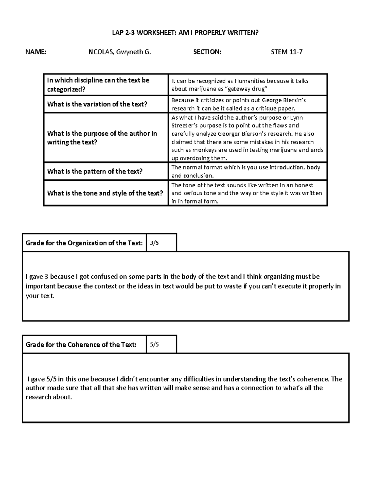 Nicolas-LAP-3 Worksheet-2 - LAP 2-3 WORKSHEET: AM I PROPERLY WRITTEN ...