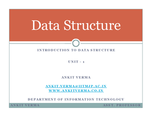 DATA STRUCTURE USING C LABORATORY - PRACTICE MATERIAL DATA STRUCTURE USING C LABORATORY ...