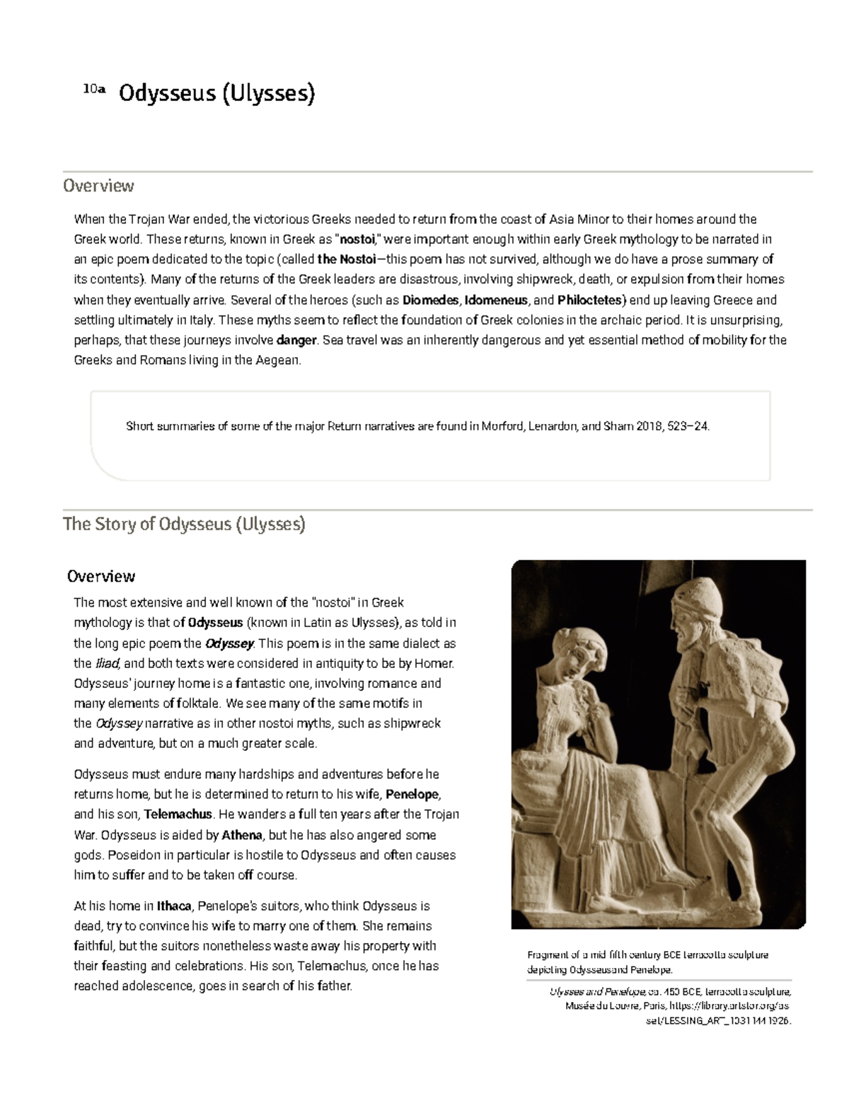 10a. oddyseus notes - Overview When the Trojan War ended, the ...