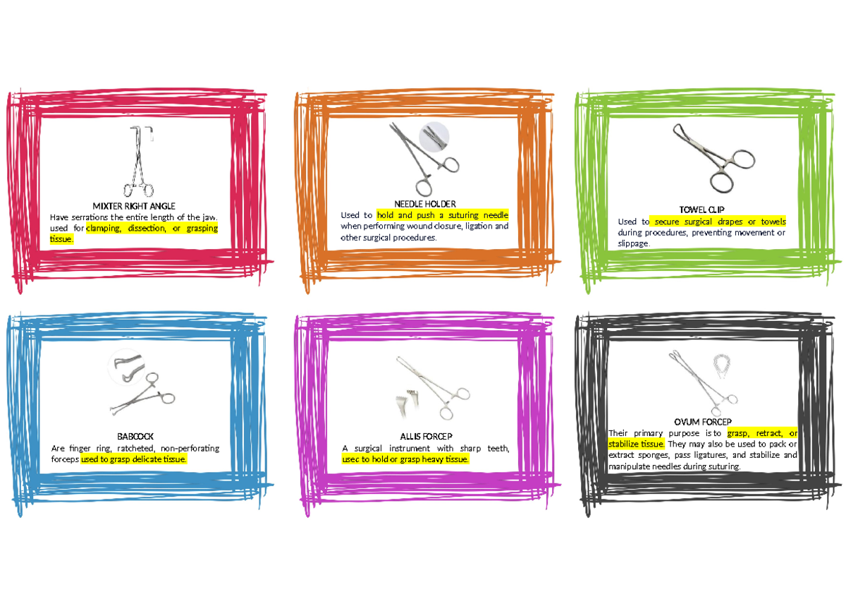 OR Instruments - MIXTER RIGHT ANGLE Have serrations the entire length ...