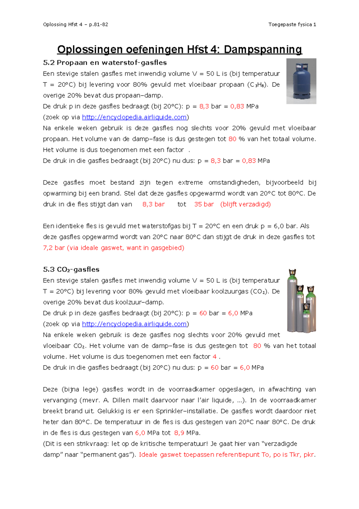 04 Oplossingen oefening dampspanning - Oplossing Hfst 4 – p-82 ...