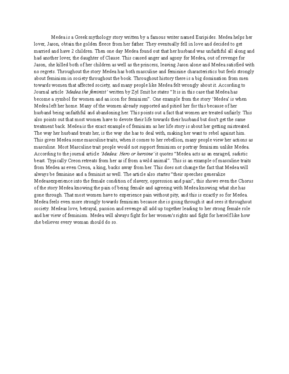 Medea - Medea helps her lover, Jason, obtain the golden fleece from her ...