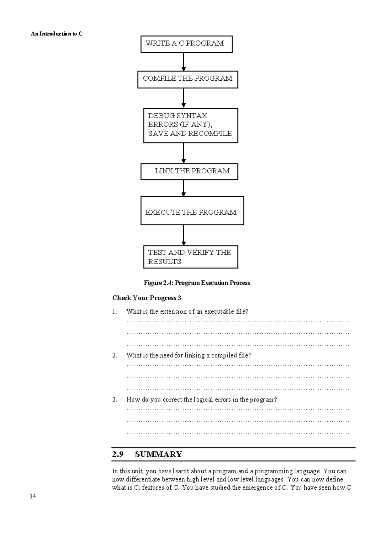 34 - Diagrammatic representation - 34 An Introduction to C COMPILE THE ...