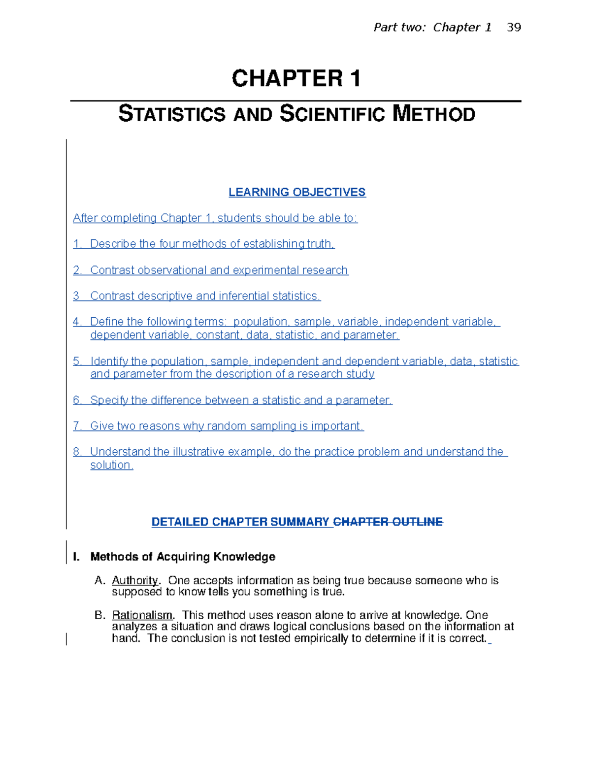 Chapter 1 key - Test Questions - CHAPTER 1 STATISTICS AND SCIENTIFIC ...