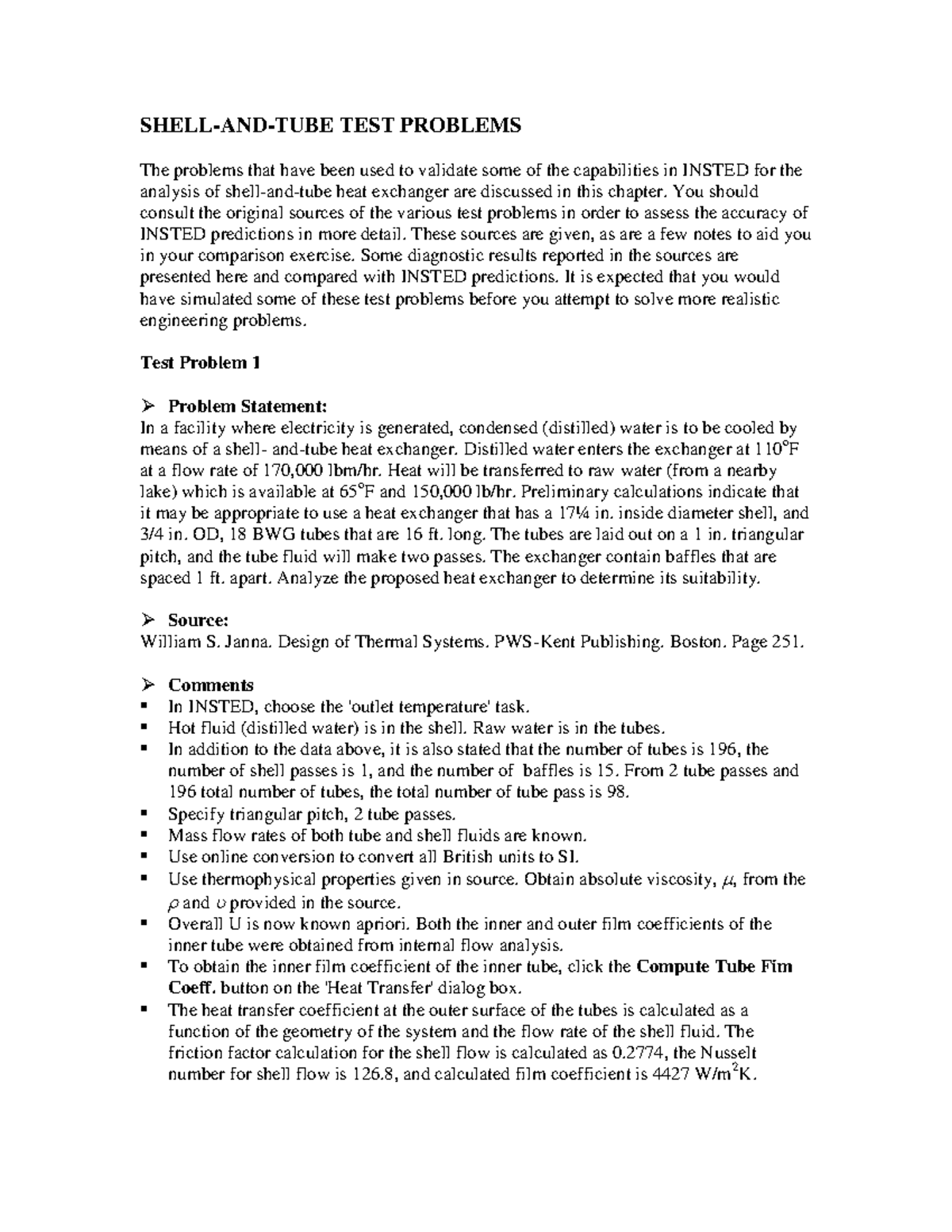 Shelltest - it's good for the heat exchanger course - SHELL-AND-TUBE ...