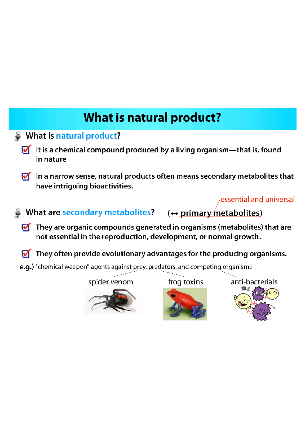 Natural products - organic chemistry - Studocu