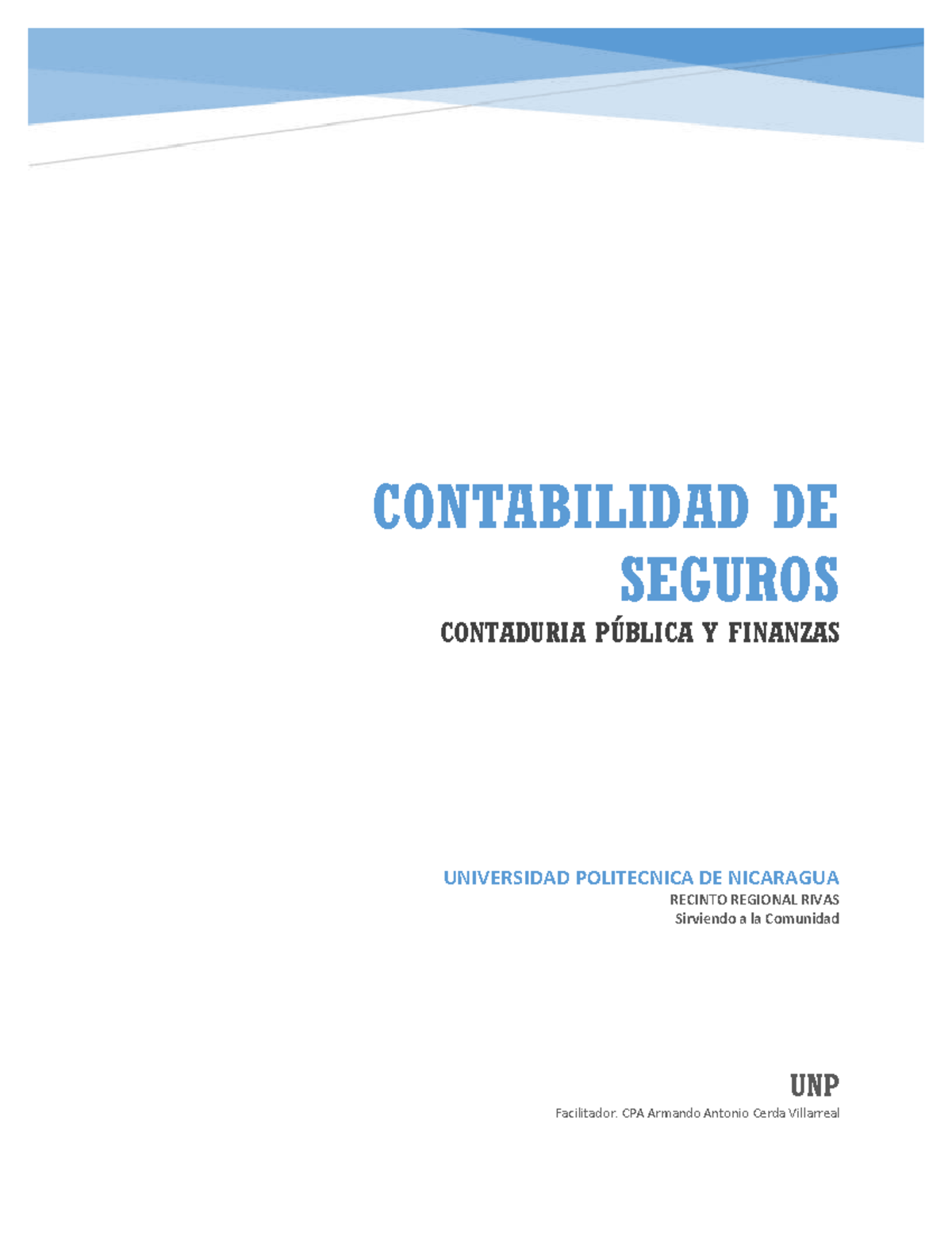 Unidad 3. Funcionamiento de las Compañias de Seguro - CONTABILIDAD DE SEGUROS CONTADURIA P⁄BLICA ...
