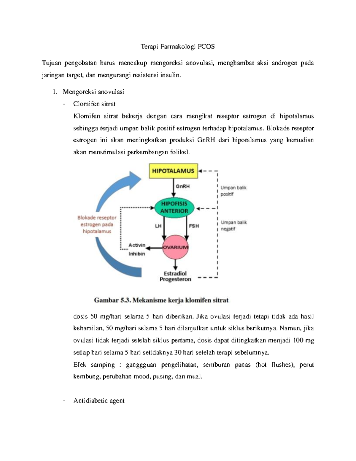 Terapi Farmakologi PCOS - Terapi Farmakologi PCOS Tujuan pengobatan ...